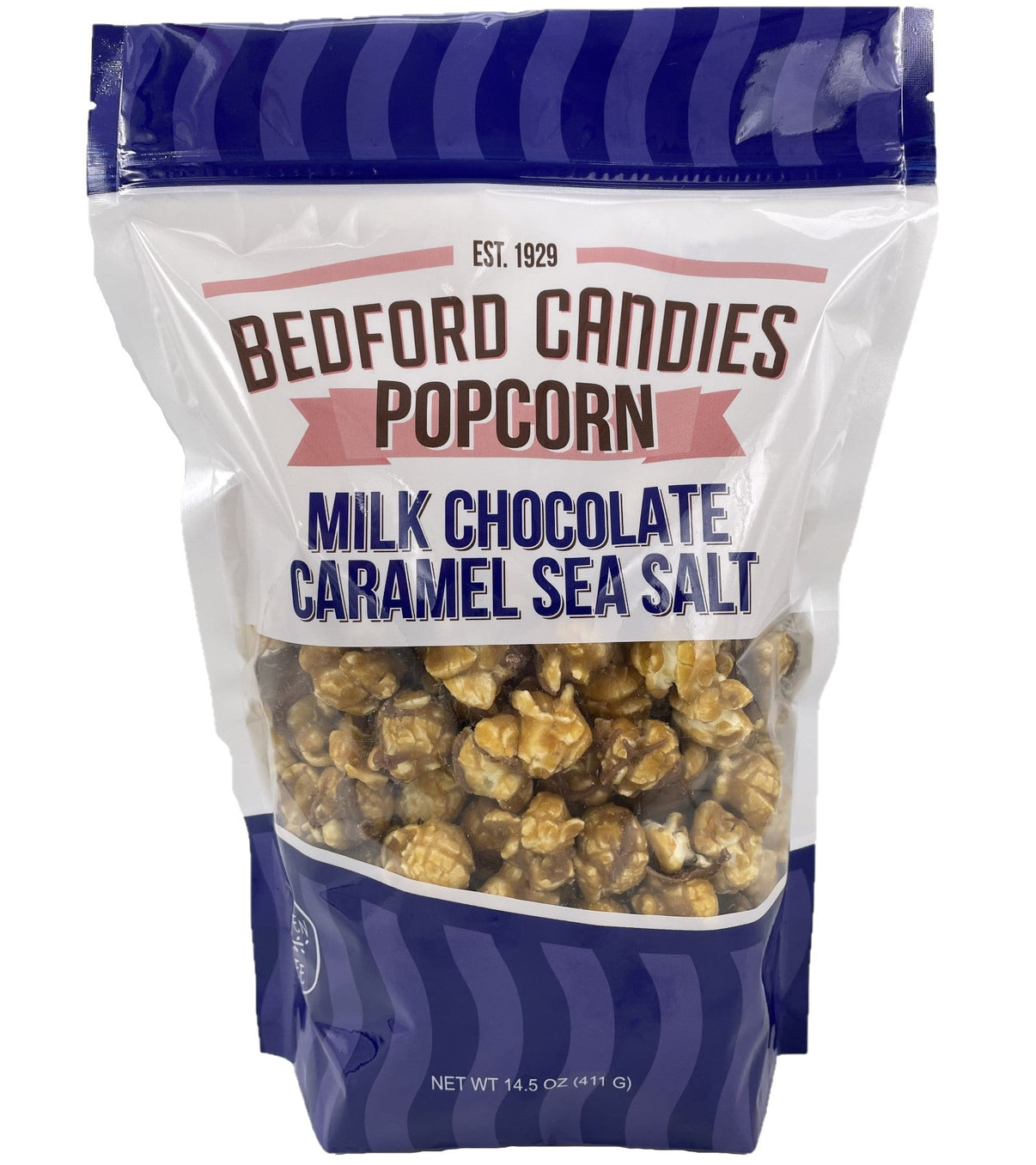 Milk Chocolate Caramel Sea Salt Popcorn | Bedford Candies – Bedford ...